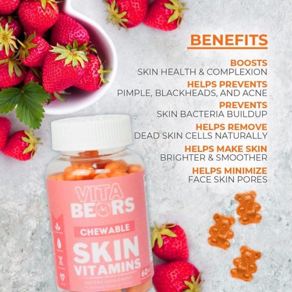 Vita Bears Skin Vitamins 60 Gummies (PRE ORDER) | Lifestyle in Cloud